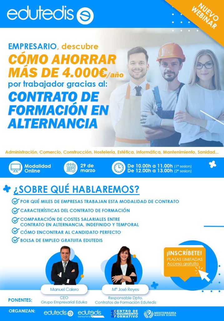 Webinar Contratos de Formación